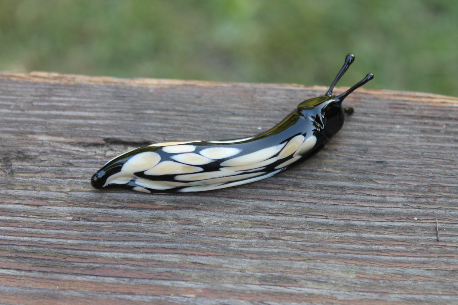 Spotted Slug Glass Sculpture GLASS SLUG Lampwork Glass Animals | Etsy