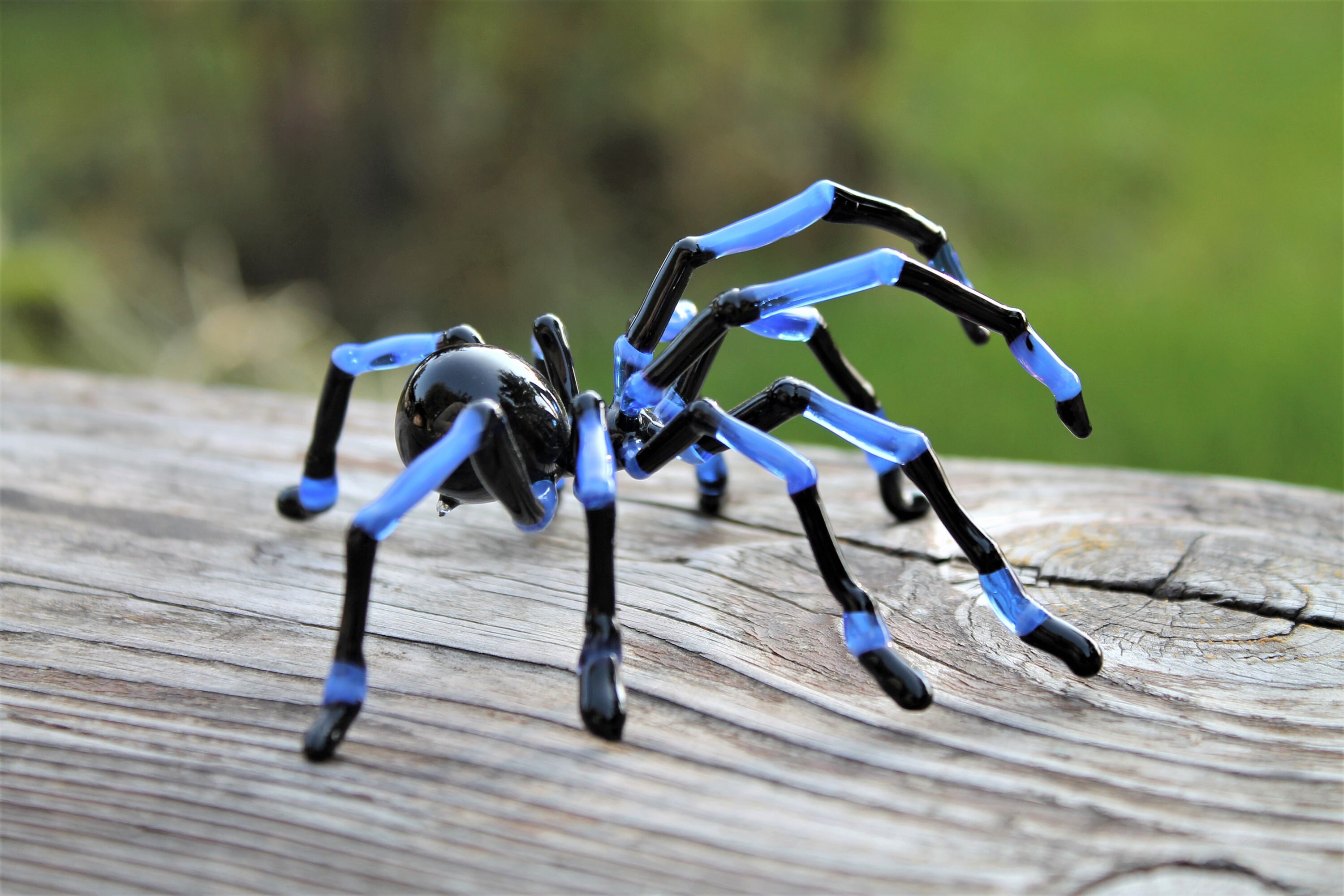 Hand Blown Glass Tarantula Blown Glass Tarantula Spider Sculpture ...