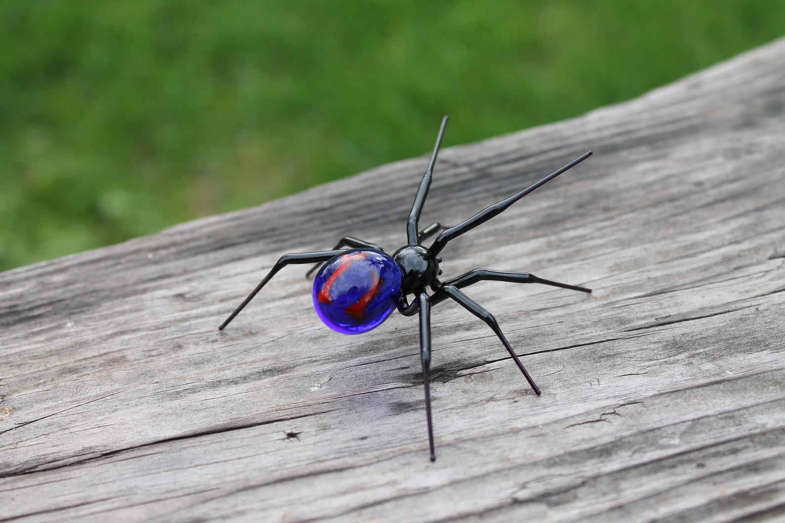 Spider Glass Art Glass Spider Figurine Glass Figurine Insects - Etsy