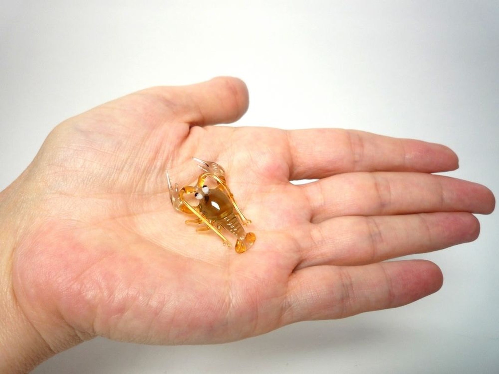 Glass Lobster Glass Glass Crawfish Art Glass Blown Glass | Etsy