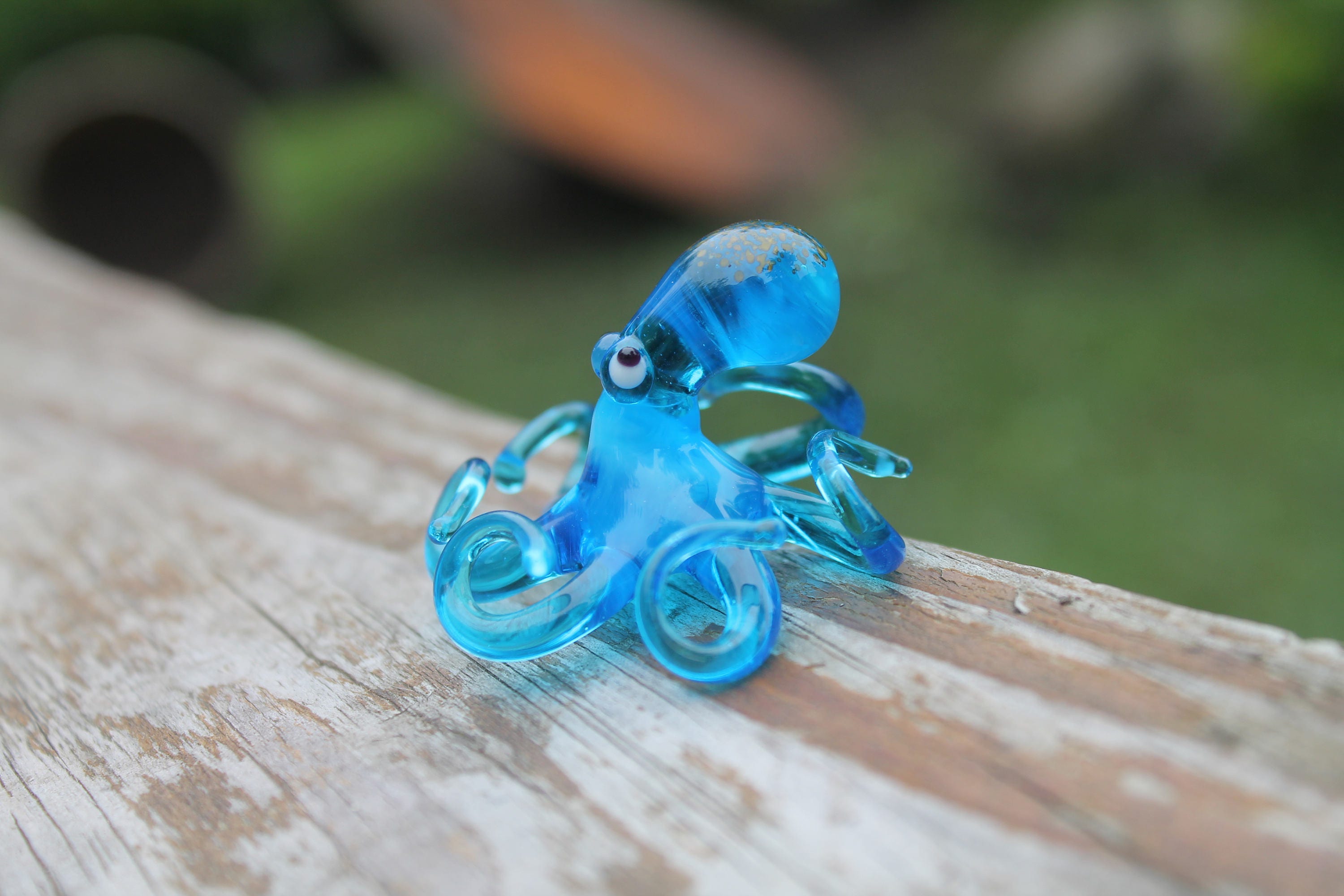 Glass Octopus Sculpture | Etsy