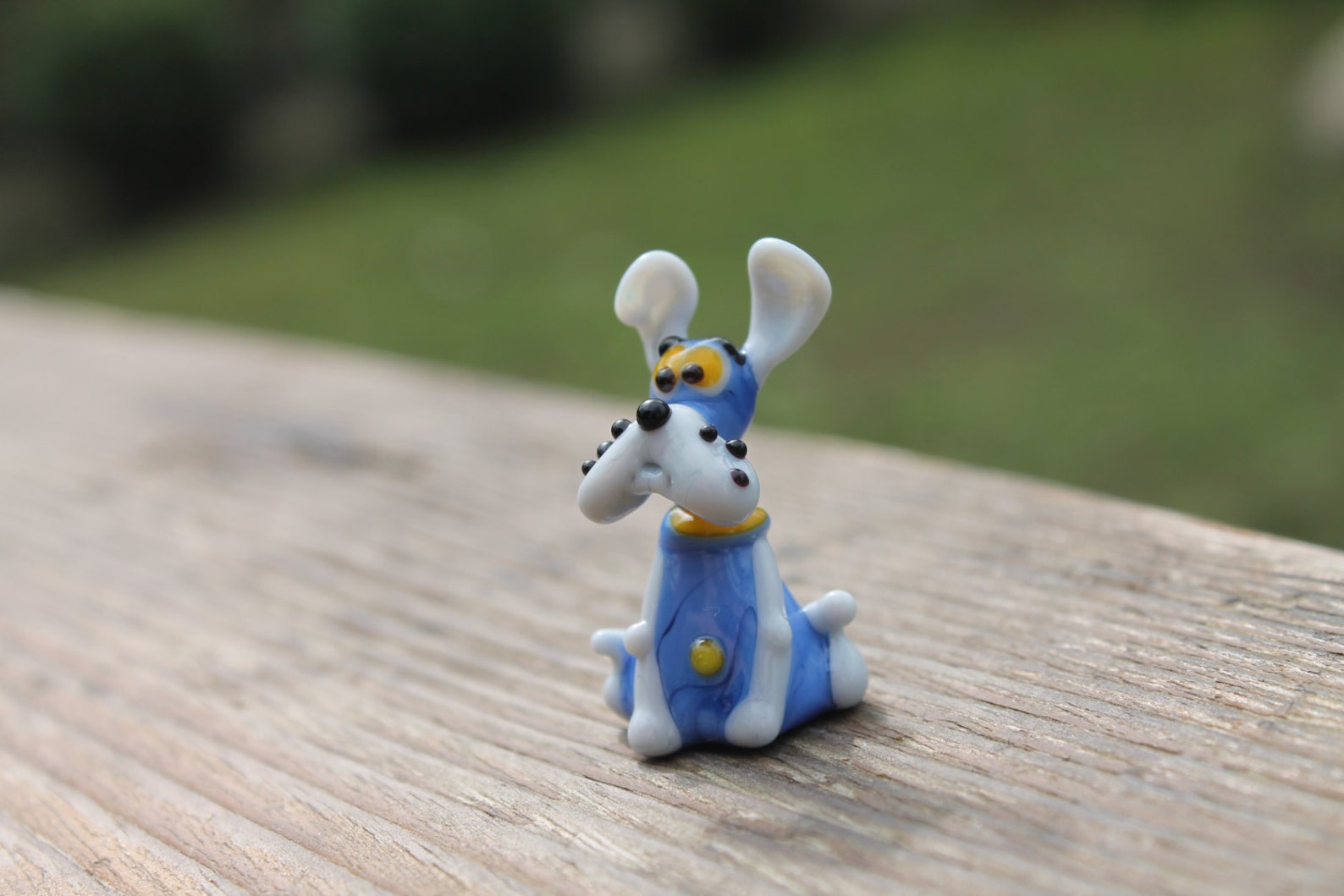 Little Glass Dog Small Mini Glass Animal Figurines Glass Animals Murano ...