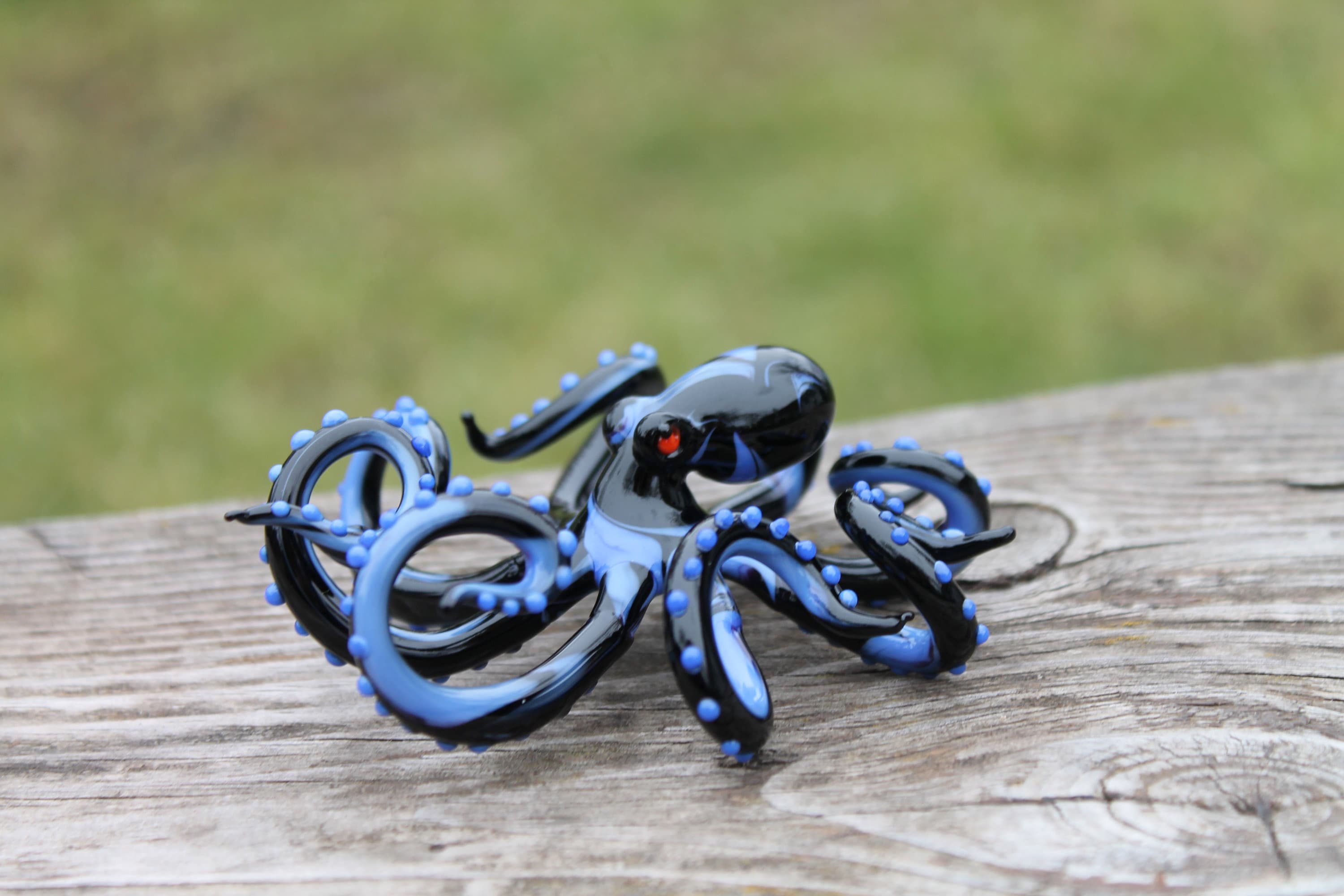 Blown Glass Octopus Glass Octopus Glass Octopus Ocean | Etsy