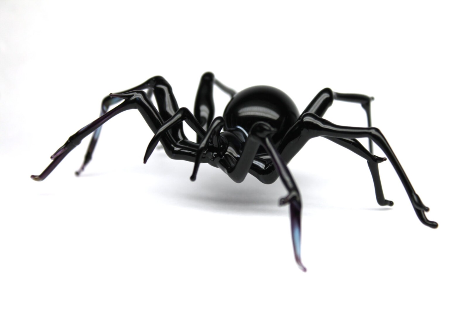 Glass Spider Spider Blown Glass Art Glass Spider Halloween - Etsy