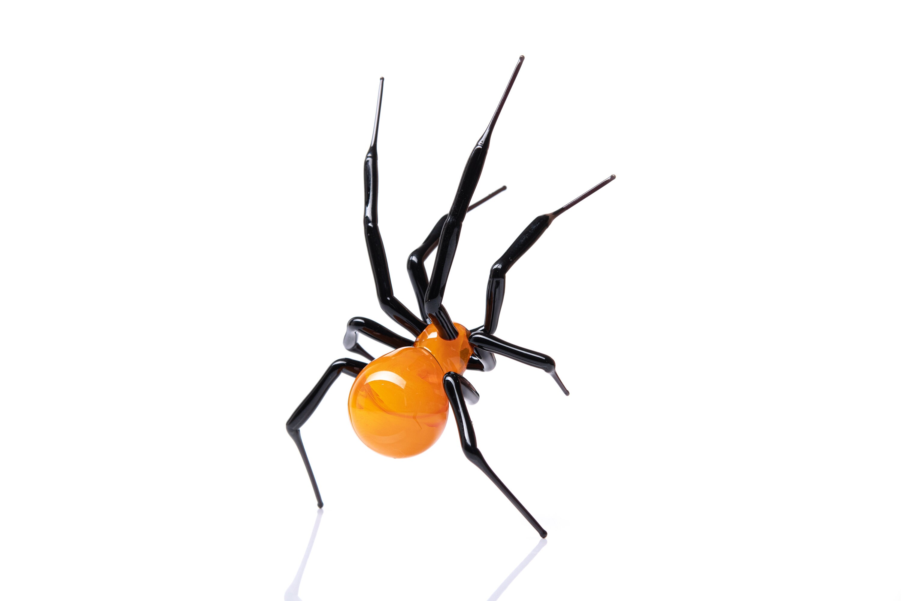 GLASS SPIDER Lampwork Handcrafted Glass Animal, Art Glass Spider ...