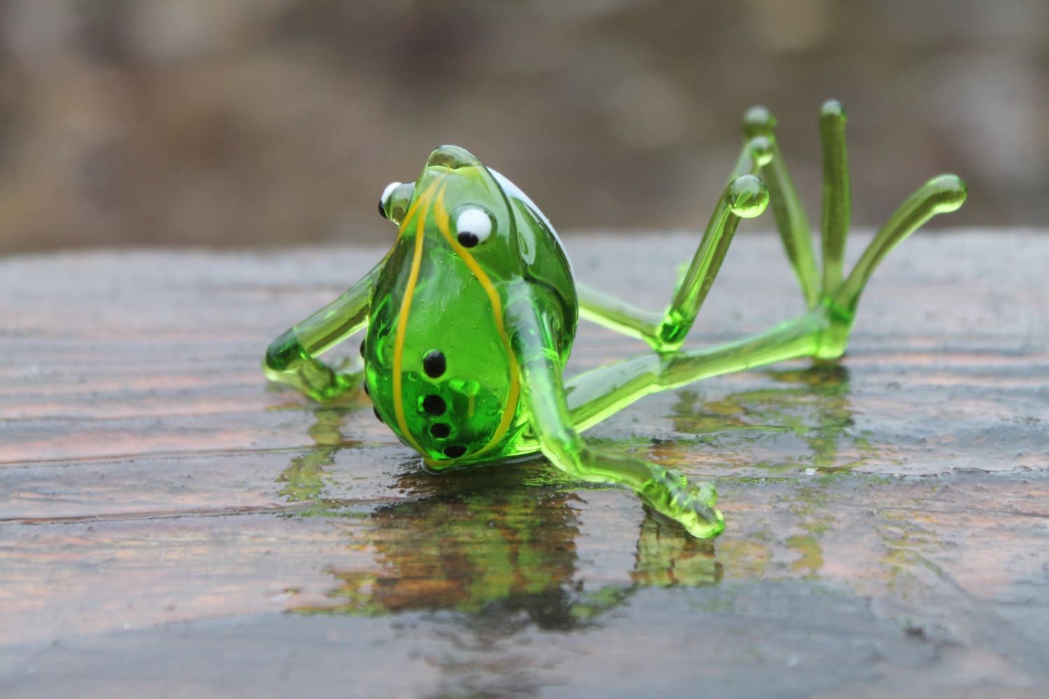 Frog Glass Miniature Animals Glass Art Glass Blown Glass - Etsy