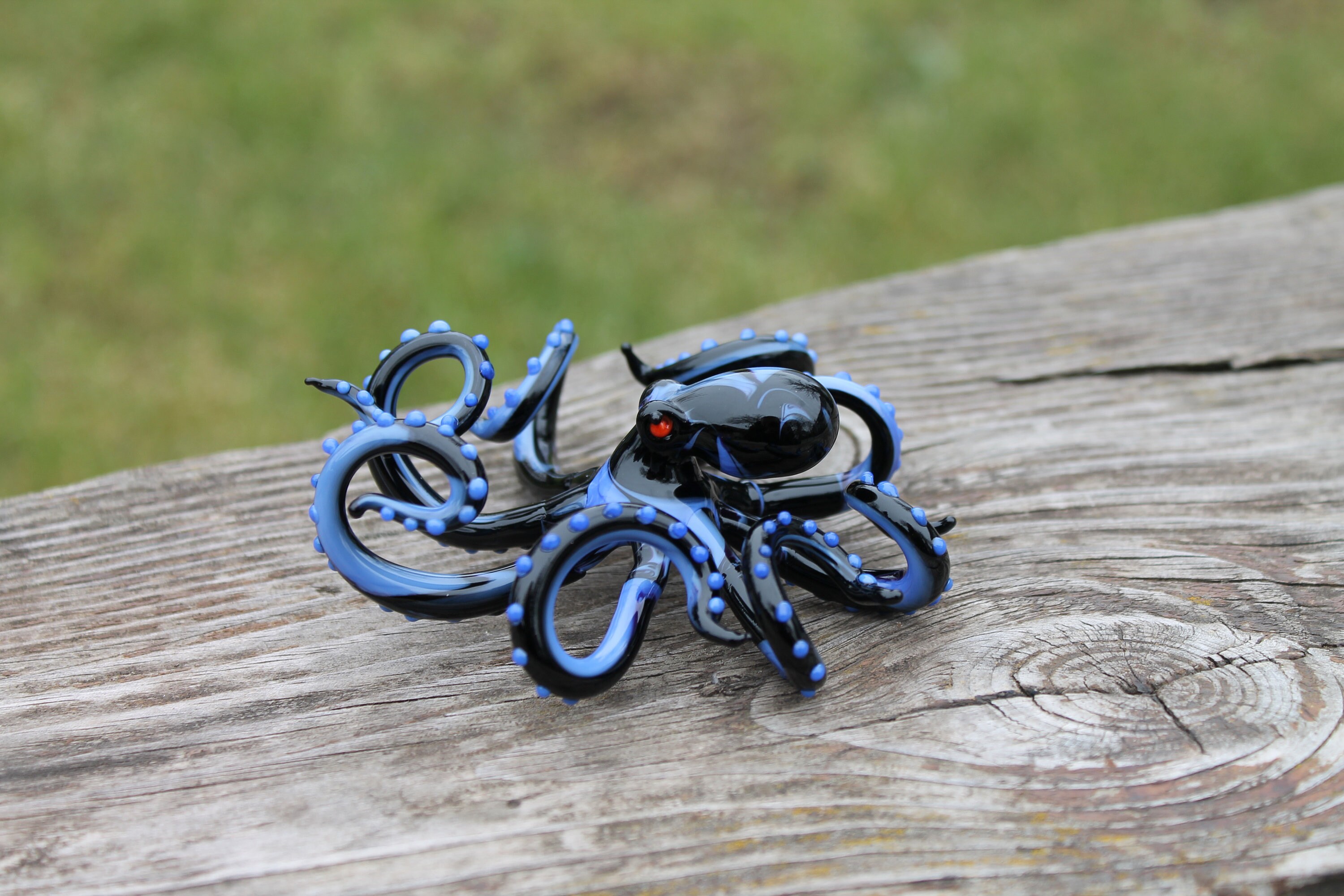 Blown Glass Octopus Glass Octopus Glass Octopus Ocean | Etsy