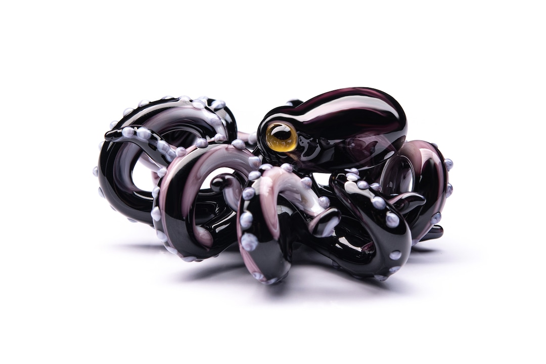 Glass Octopus, Octopus Art ,octopus Decor, Octopus Sculpture, Squid ...