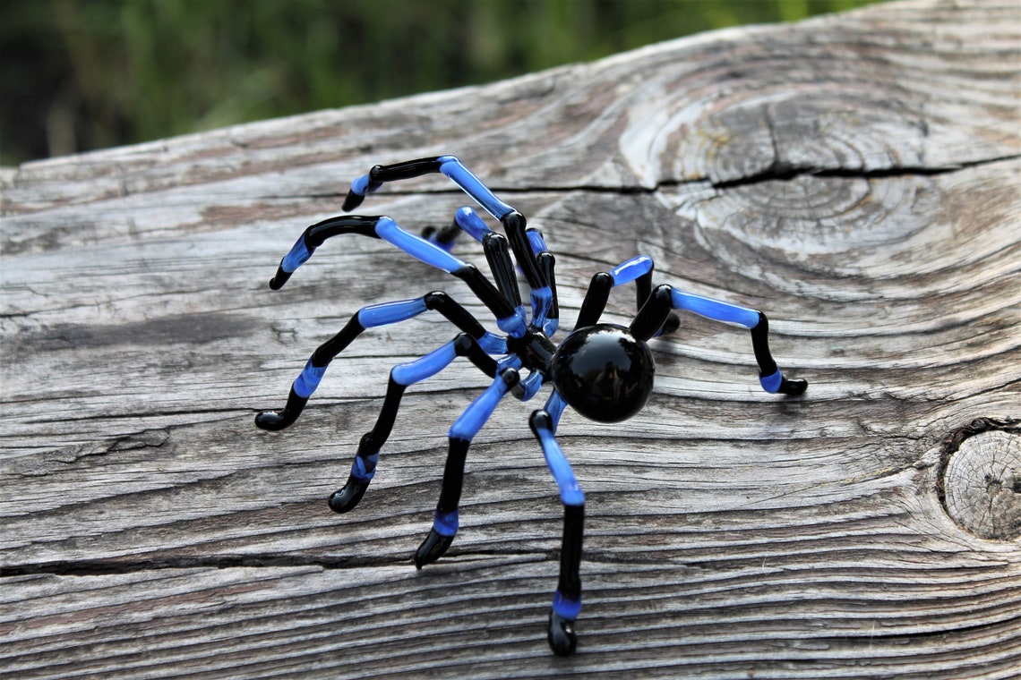 Hand Blown Glass Tarantula Blown Glass Tarantula Spider Sculpture ...