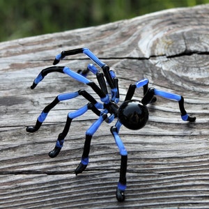 Hand Blown Glass Tarantula Blown Glass Tarantula Spider Sculpture ...