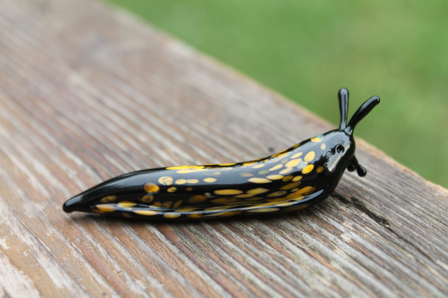 Spotted Slug Glass Sculpture GLASS SLUG Lampwork Glass Animals - Etsy