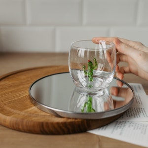 Mexico Glass Cactus Tequila Drink Water Cup Handmade Unique Green Cacti ...
