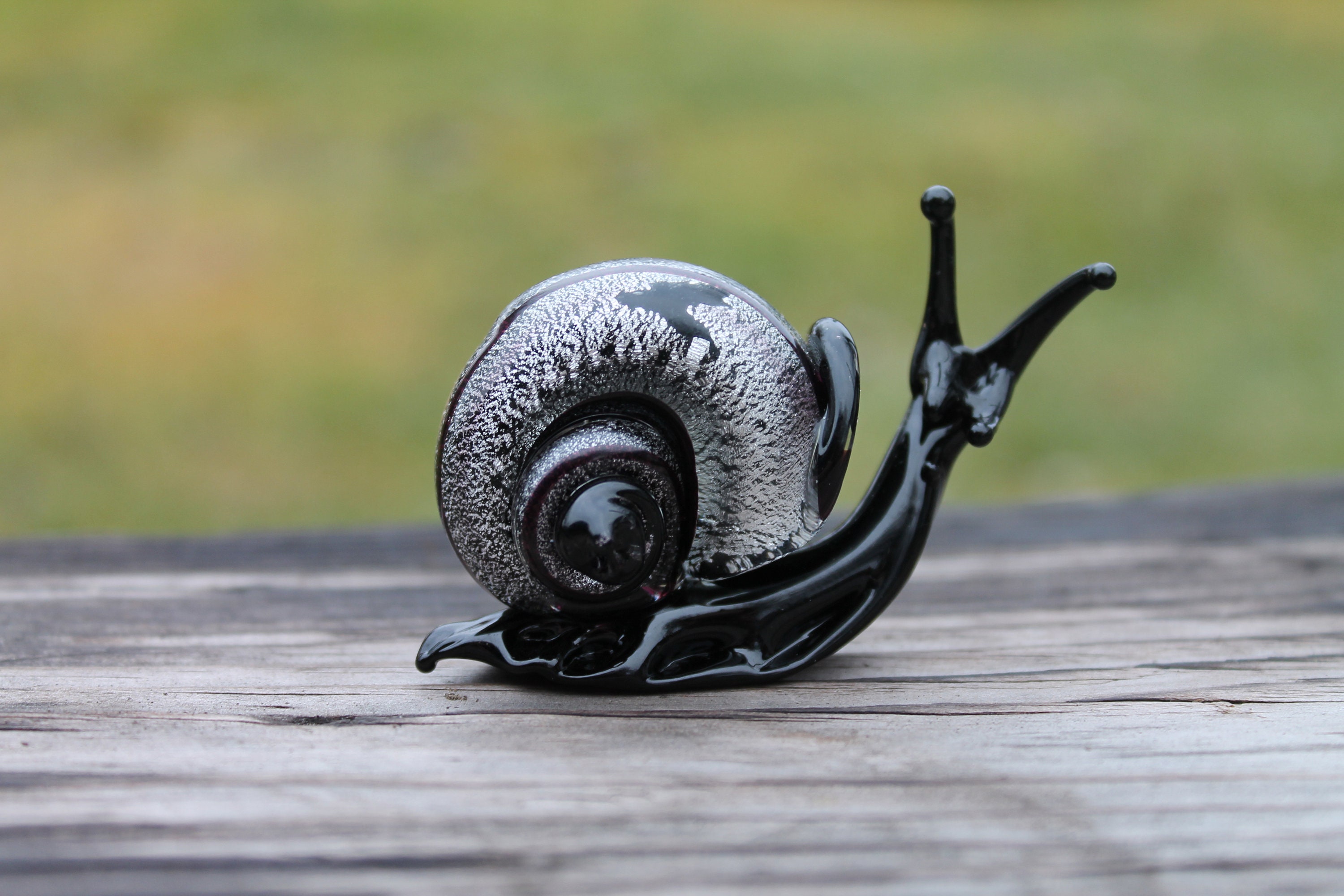 Glass Snails Hand Sculpted Snail Glass Sculpture Glass Snail - Etsy