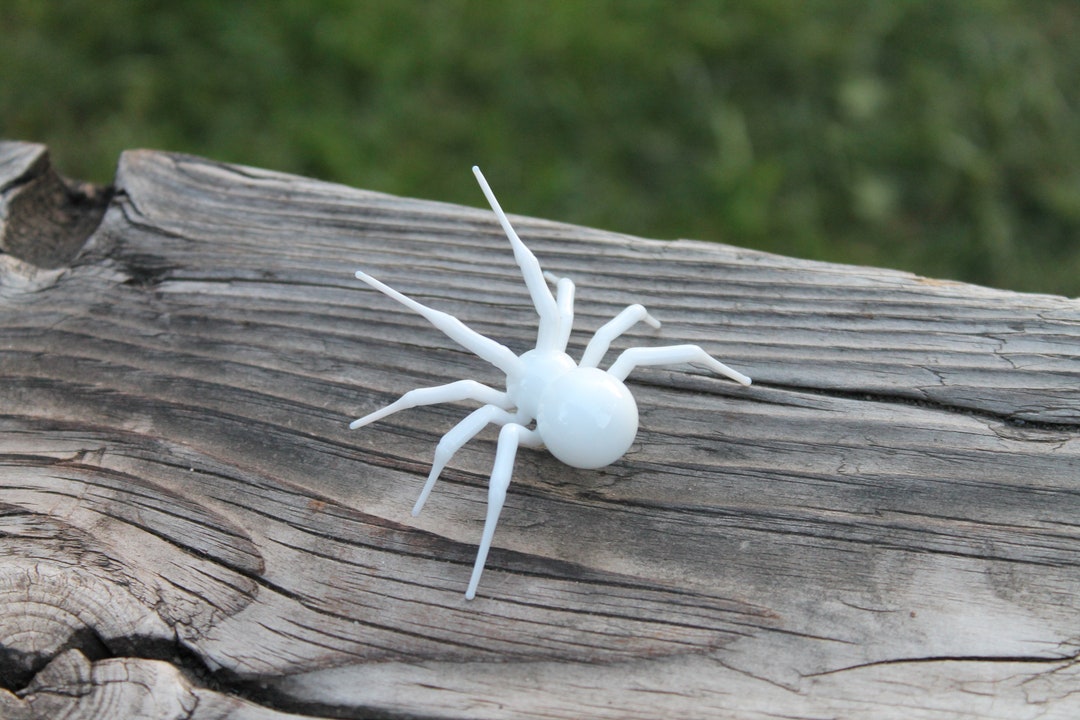 Spider Glass Art Glass Spider Figurine Glass Figurine Insects - Etsy