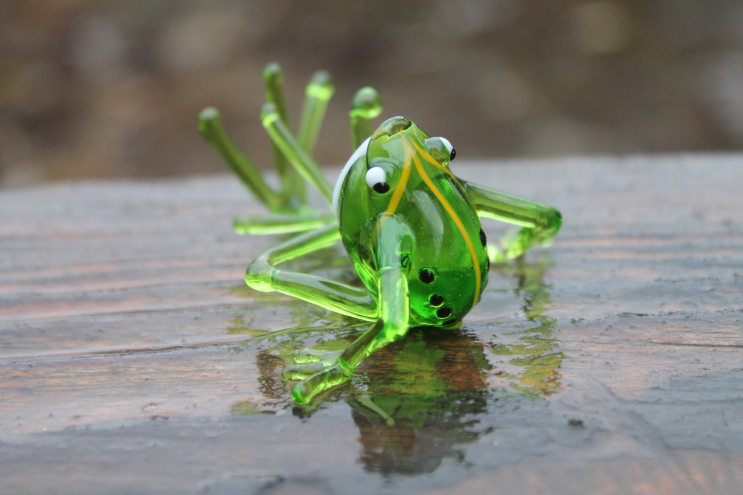 Frog Glass Miniature Animals Glass Art Glass Blown Glass - Etsy