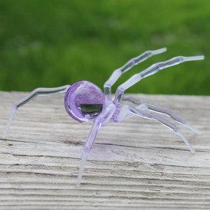 GLASS SPIDER Lampwork Handcrafted Glass Animal, Art Glass Spider ...