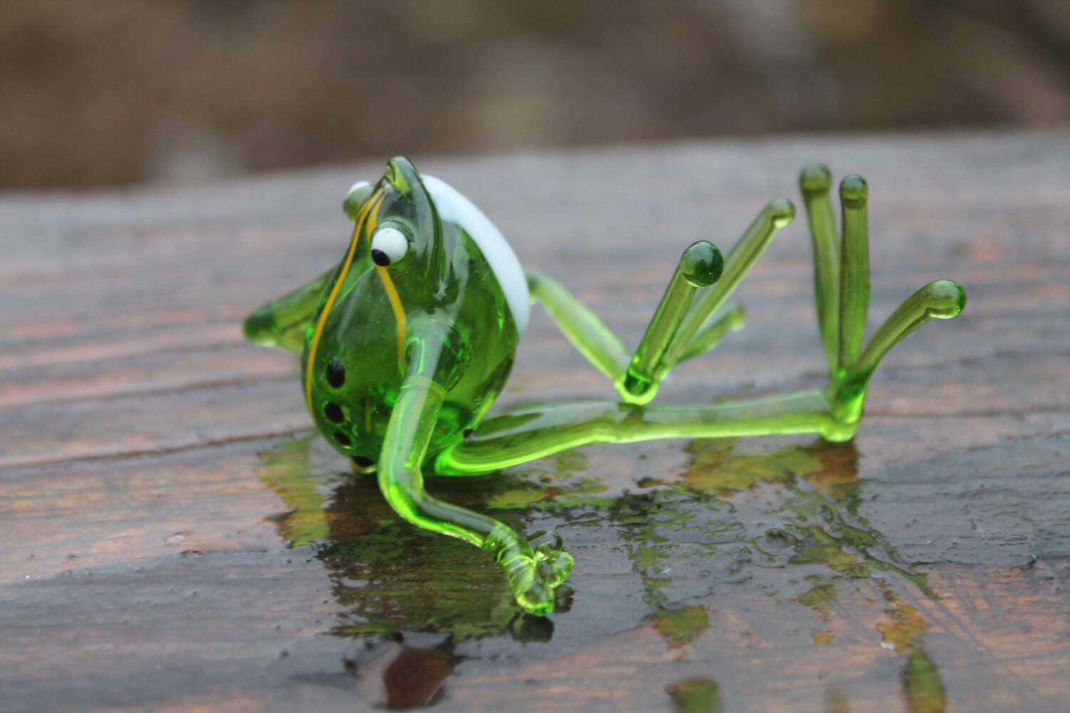 Frog Glass Miniature Animals Glass Art Glass Blown Glass - Etsy