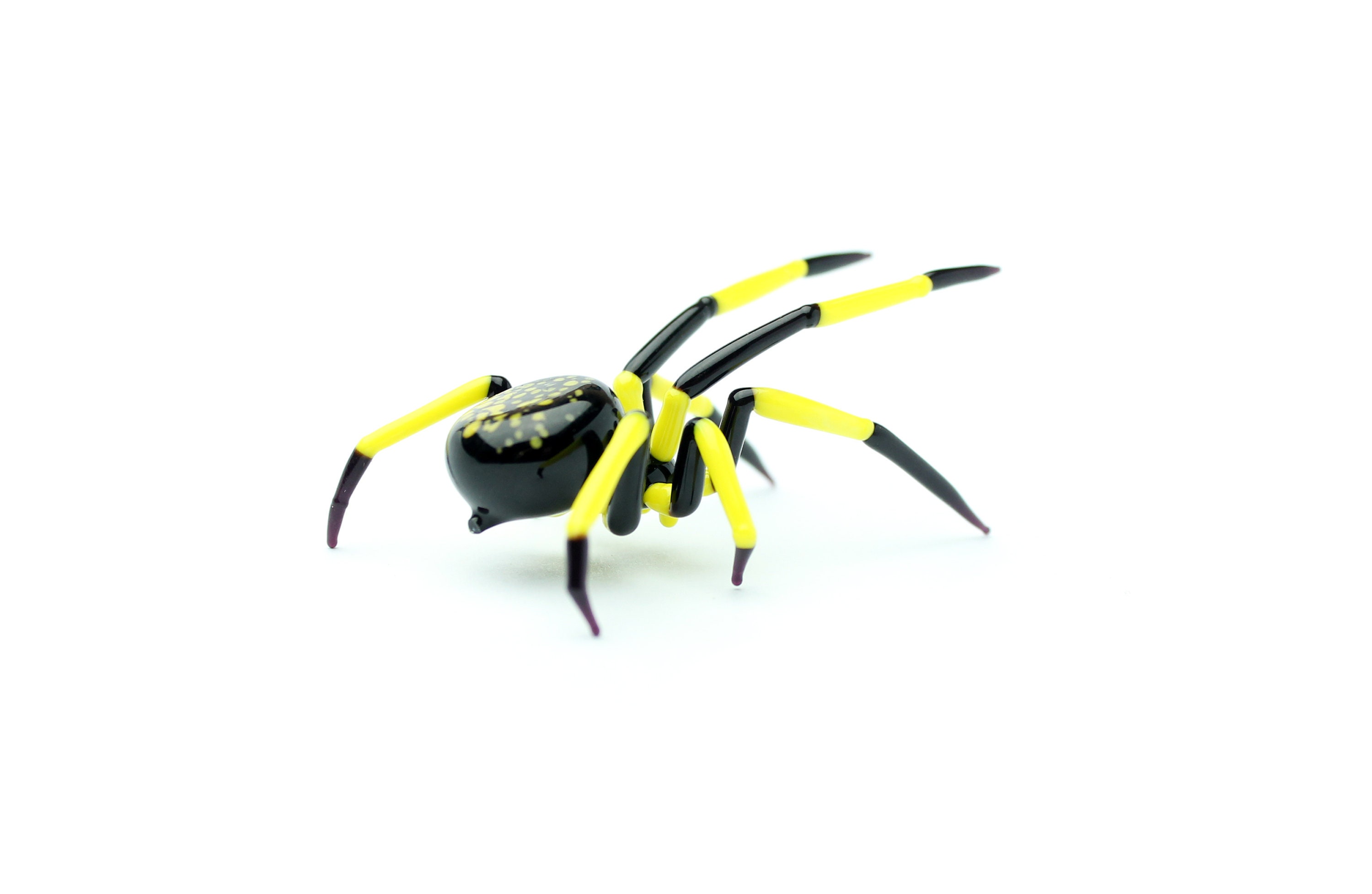 Glass Spider Spider Blown Glass Art Glass Sculpture Made of - Etsy