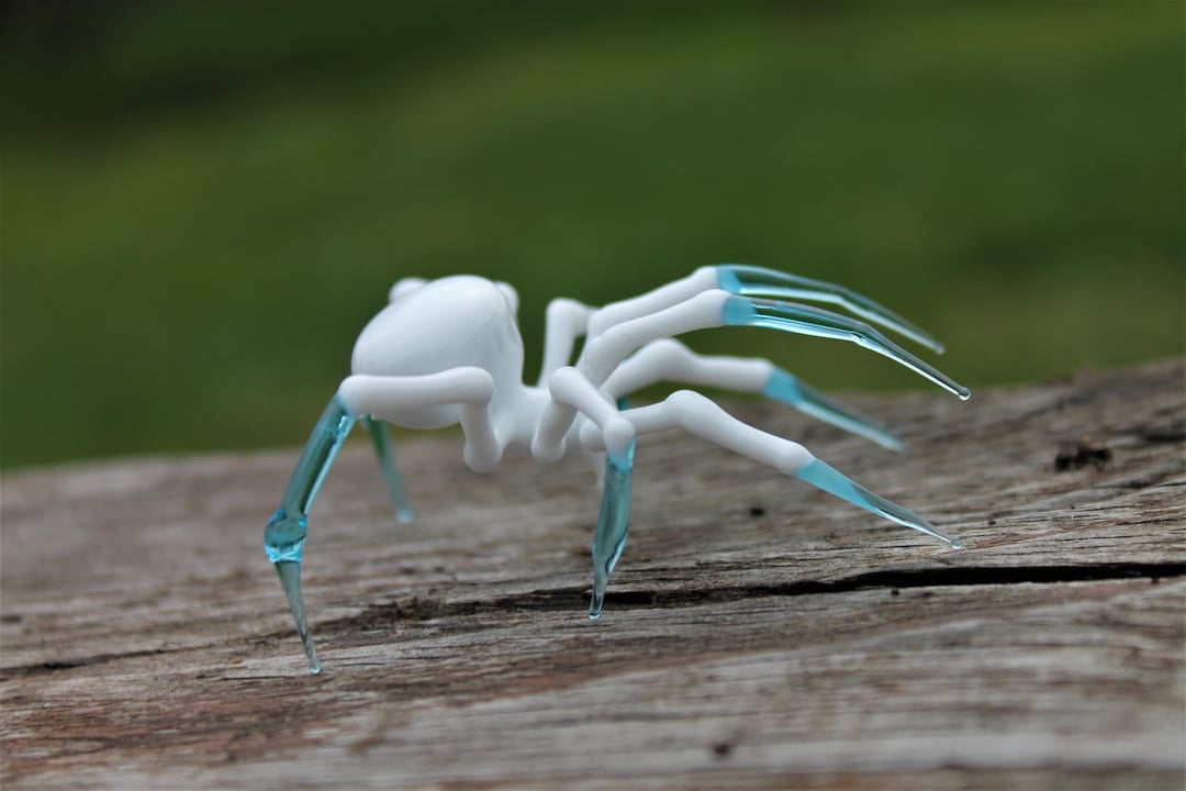 Glass Spider, Spider Blown Glass, Art Glass, Sculpture Made of Glass ...