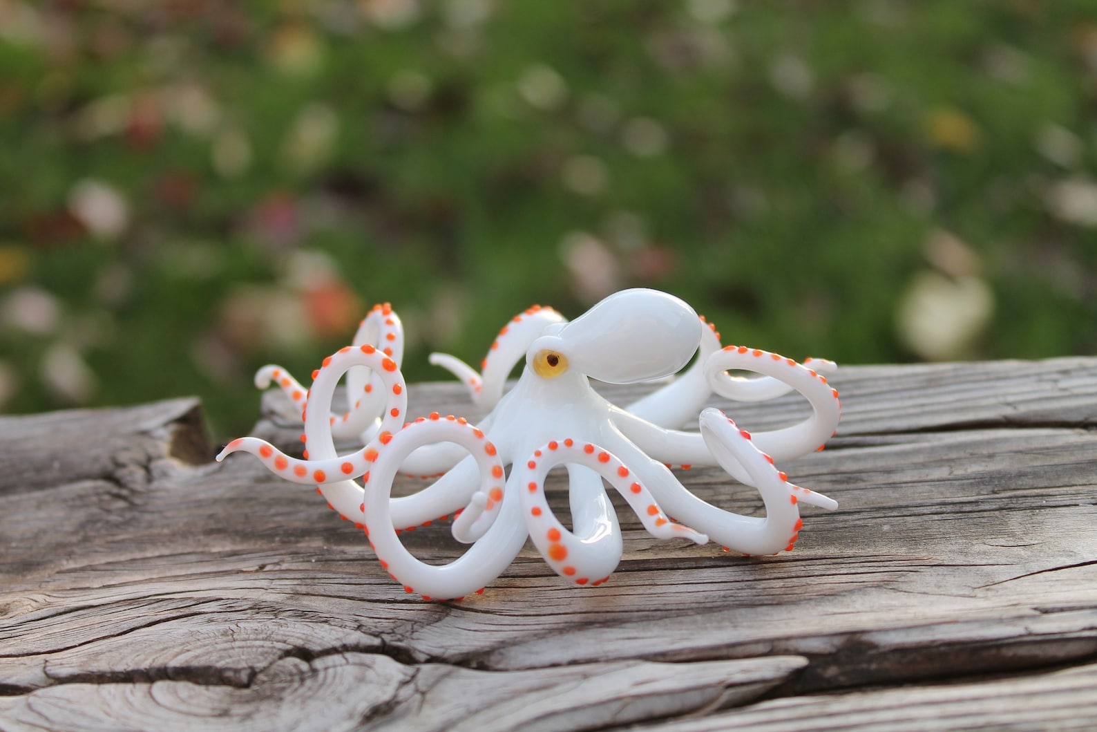 Blown Glass Octopus Glass Figurine Octopus Glass Ocean Octopus - Etsy