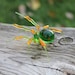 GLASS SPIDER Lampwork Handcrafted Glass Animal, Art Glass Spider ...