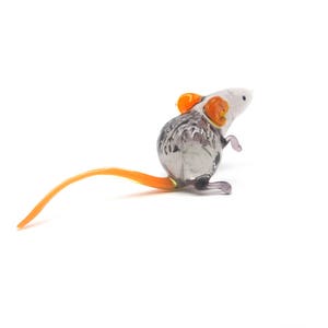 Rat Glass Miniature, Animals Glass Rat, Art Glass, Glass Blown Rat ...