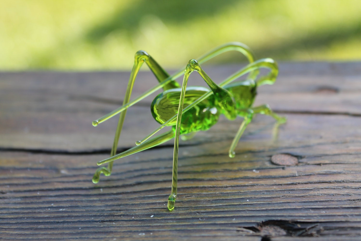 Grasshopper Glass Miniature, Migratory Locust Animals Glass, Hand Blown ...