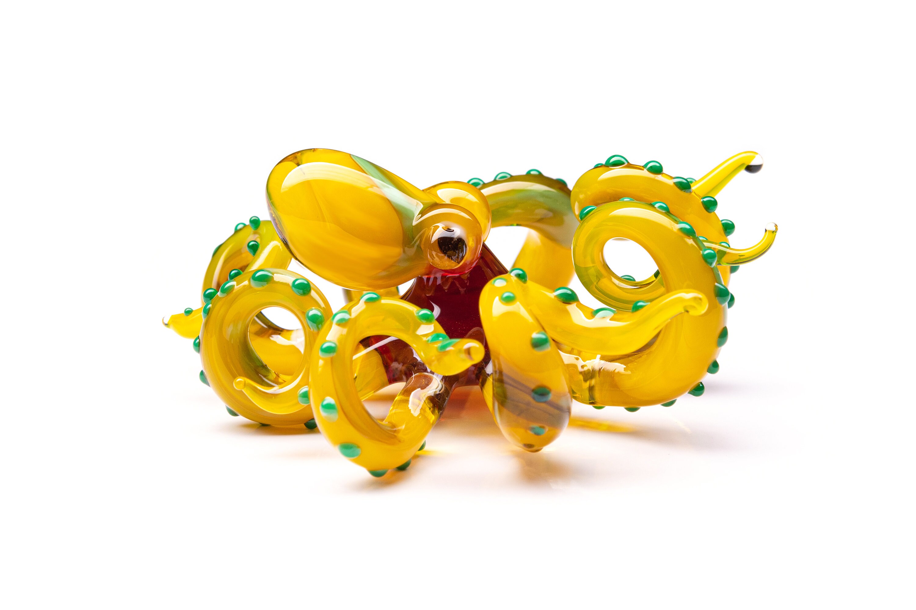 Blown Glass Octopus Glass Figurine Octopus Glass Ocean Octopus - Etsy