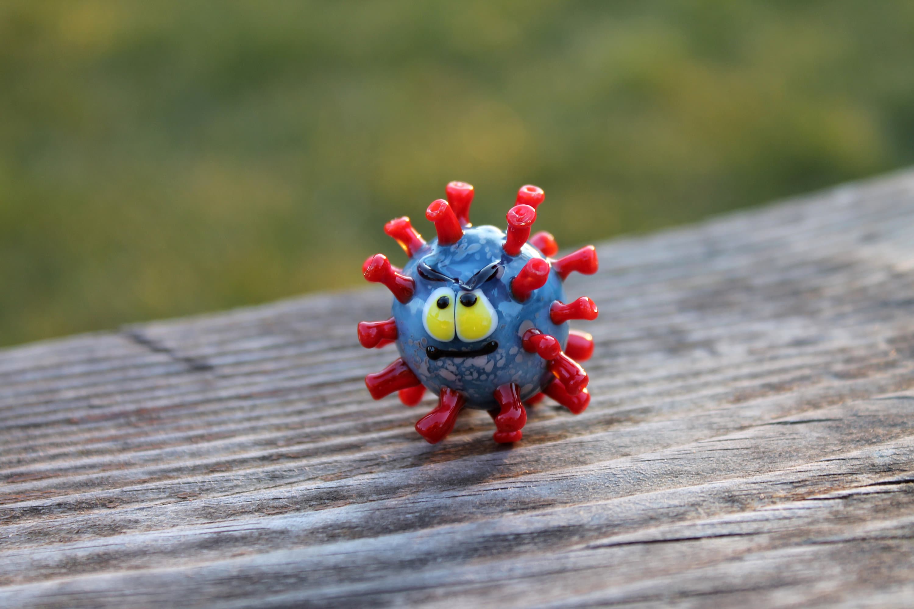 Glass Virus Sculpture Glass Figurine Virus Microbe Virus - Etsy