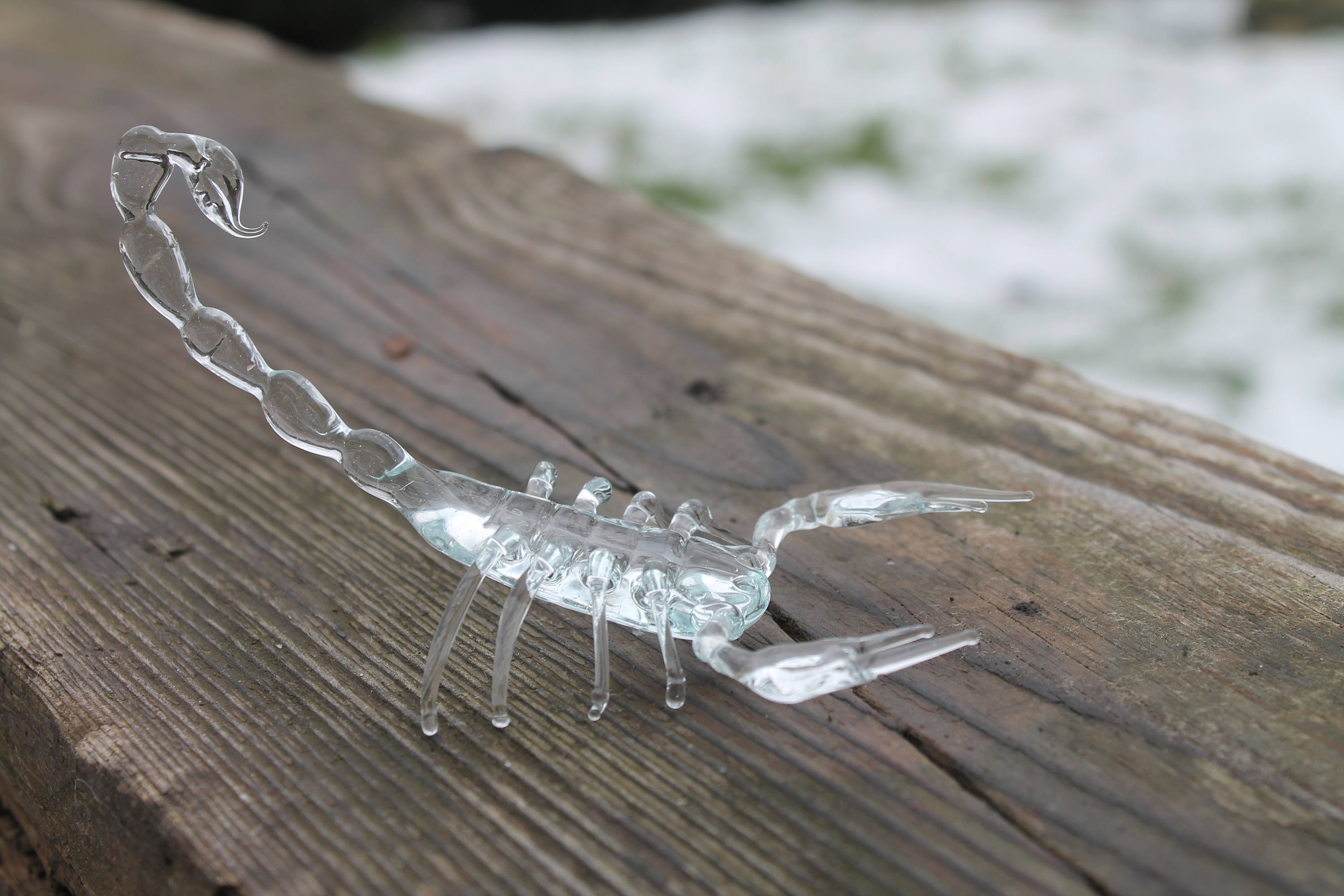 Glass Figurine Scorpion Blown Glass Animals Murano Glass Scorpion ...