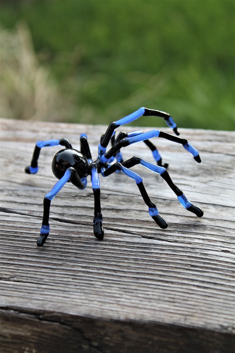 Hand Blown Glass Tarantula Blown Glass Tarantula Spider Sculpture ...