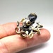 Small Glass Octopus Glass Figurine Miniature Octopus Little Glass ...