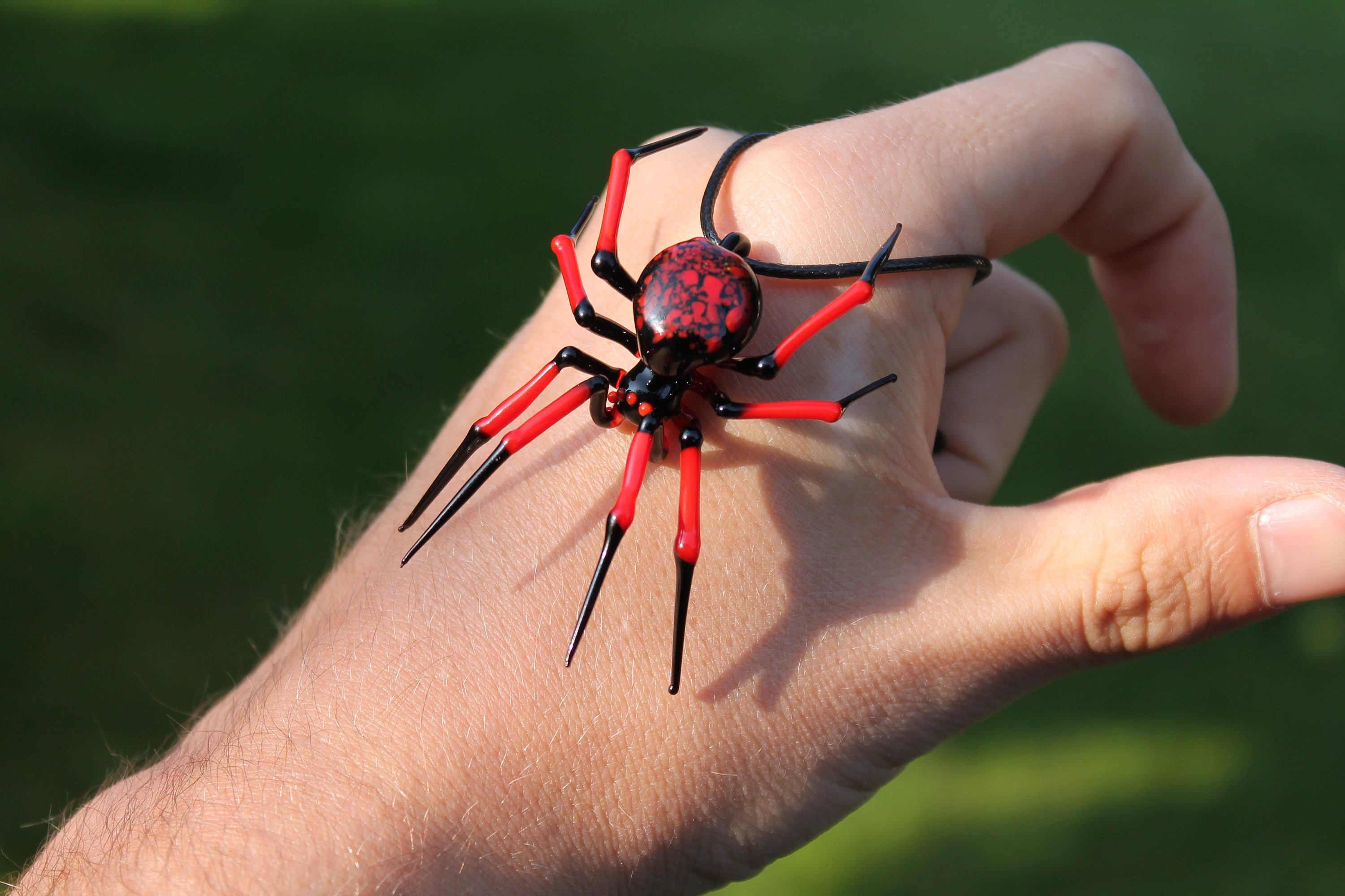 Spider Necklace Goth Necklace Spider Pendant Spider - Etsy