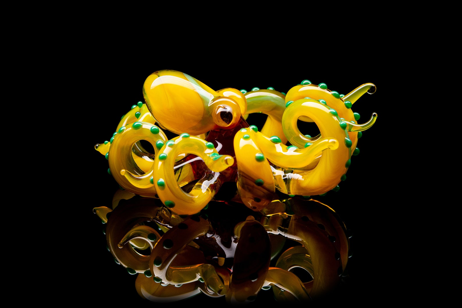 Blown Glass Octopus Glass Figurine Octopus Glass Ocean Octopus - Etsy