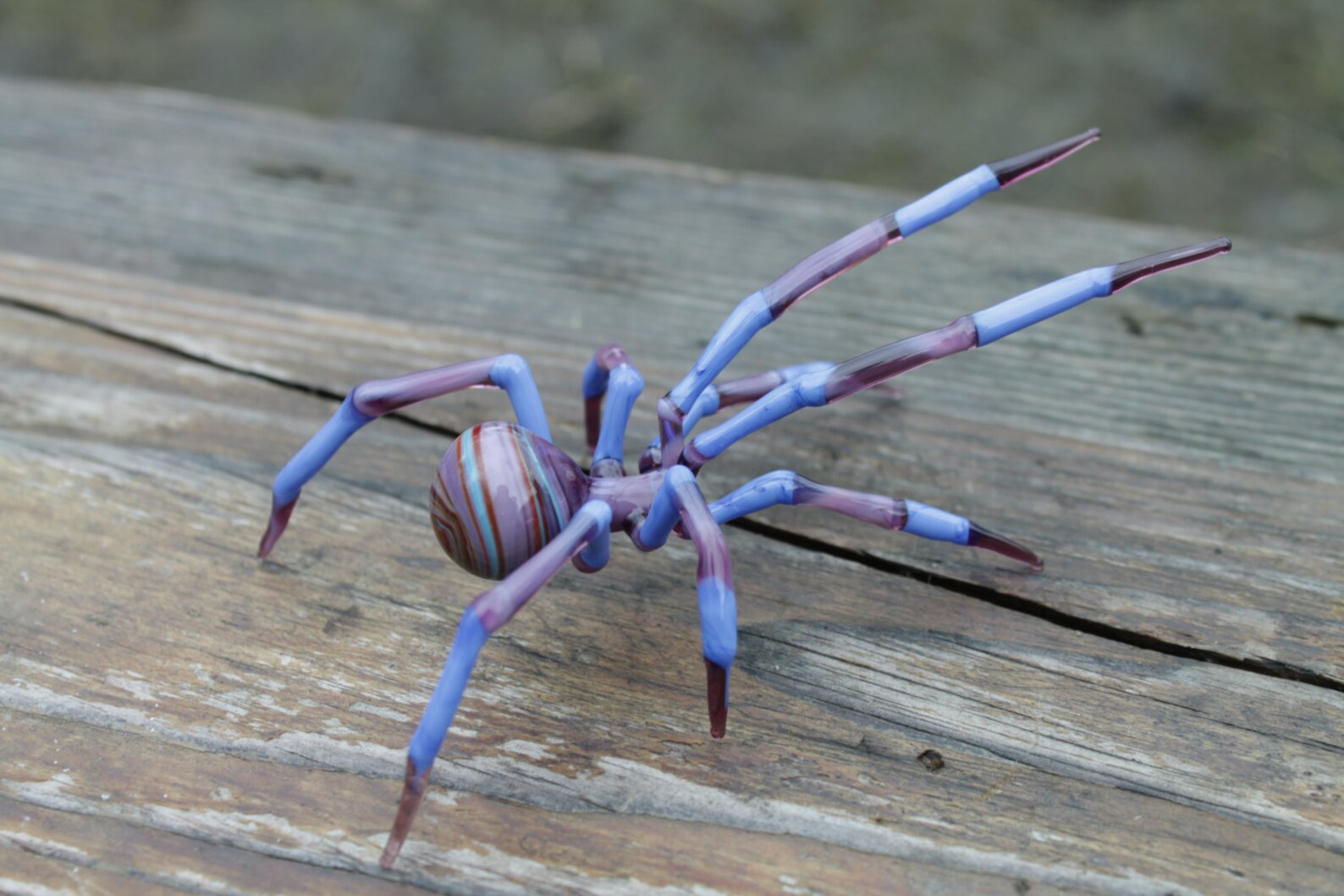 Glass Spider, Glass Insect , Blown Glass, Spider Sculpture, Figurine ...