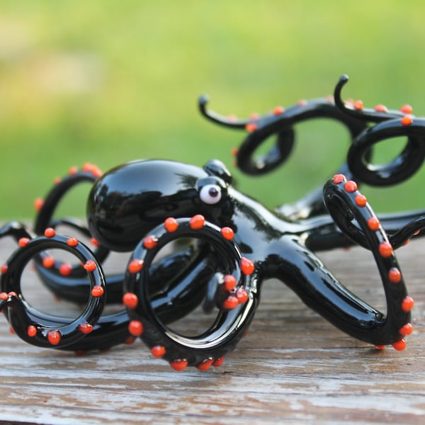 Blown Glass Octopus - Etsy