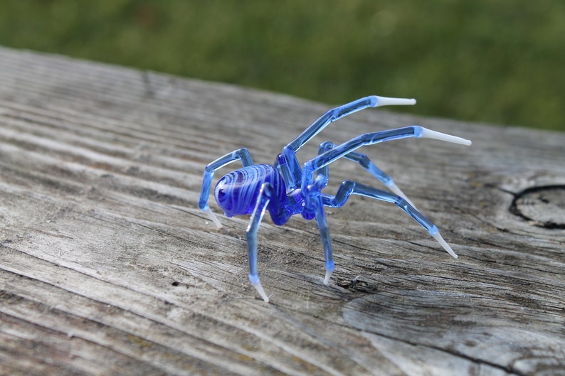 Blown Glass Figurine Art Insect SPIDER Art Glass Spider - Etsy