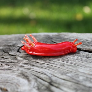 Nudibranch - Sea Slug Glass Sculpture - Slug Figure - Sea Slug ...