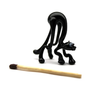 Glass Cat Miniature, Animals Glass, Art Glass Cat, Glass Blown Cat ...