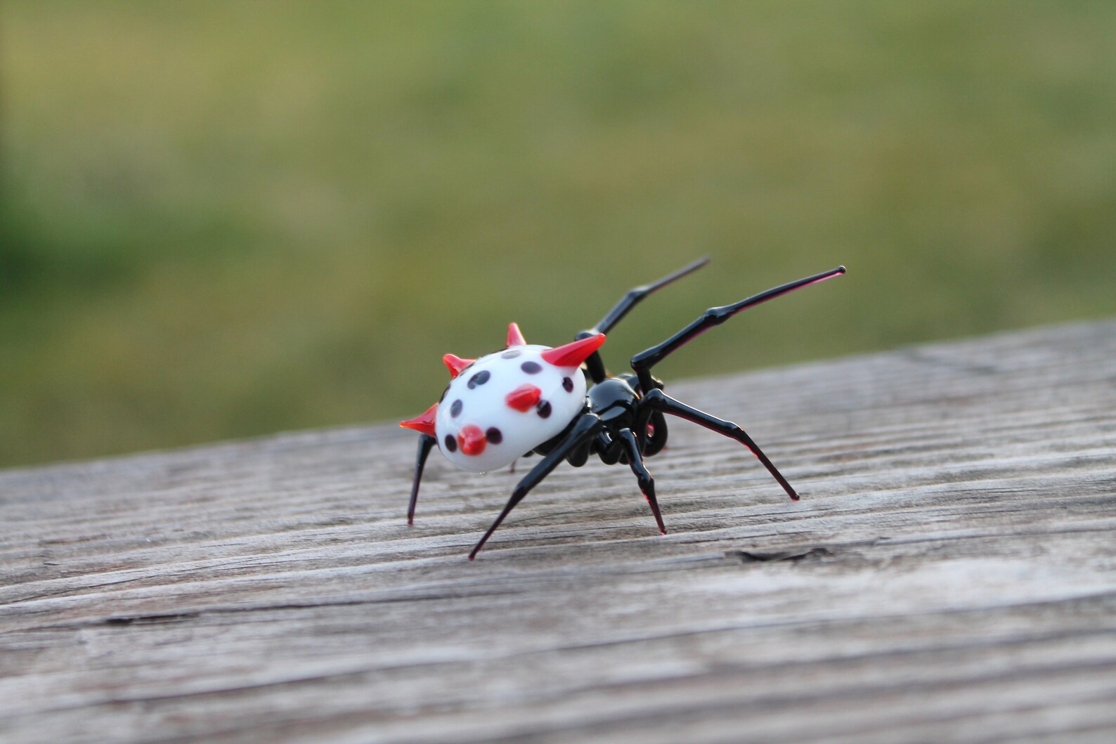 Glass Spider - Horned Spider - Spiny Orb-weaver - Glass Spider Figurine ...