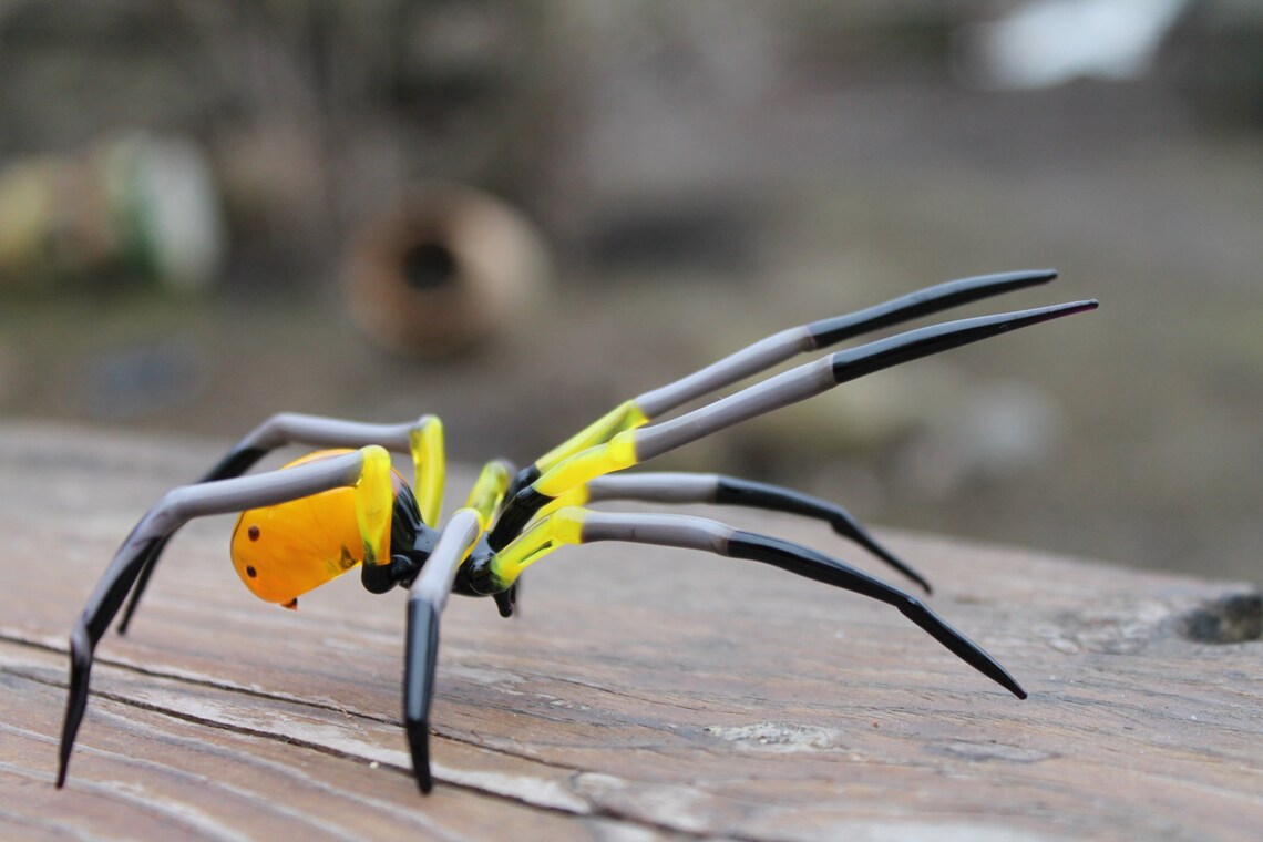 Spider Animals Glass Art Glass Blown Glass Spider - Etsy
