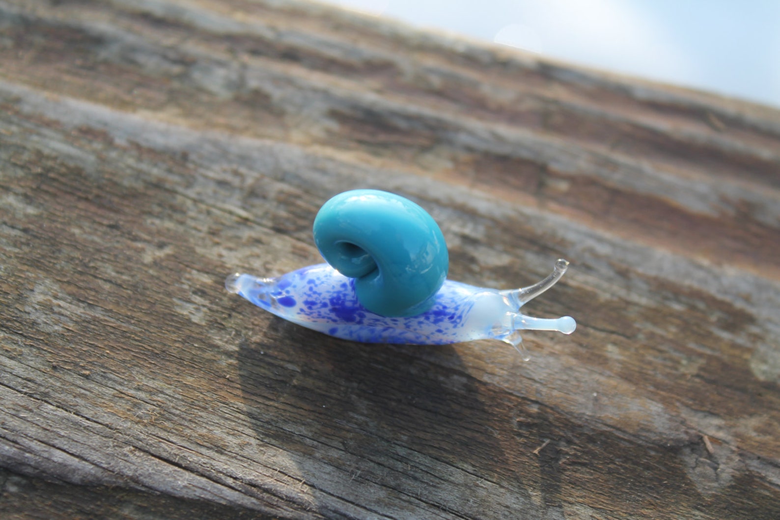 Snail Glass Sculpture GLASS SLUG Lampwork Glass Snail Handcrafted - Etsy