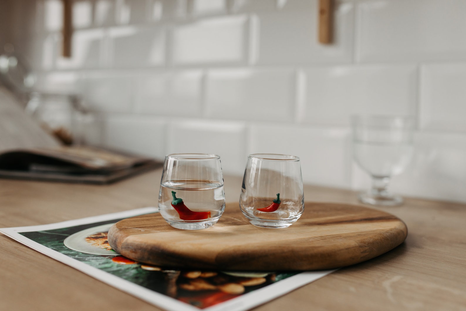 Chilli Pepper Figurine Glass Drink Tequila Shot Sculpture Gift ...