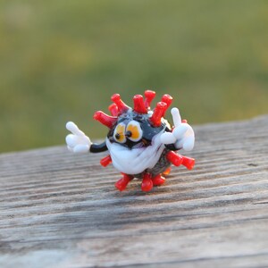 Glass Virus Sculpture - Glass Figurine Virus - Microbe Virus - Virus ...