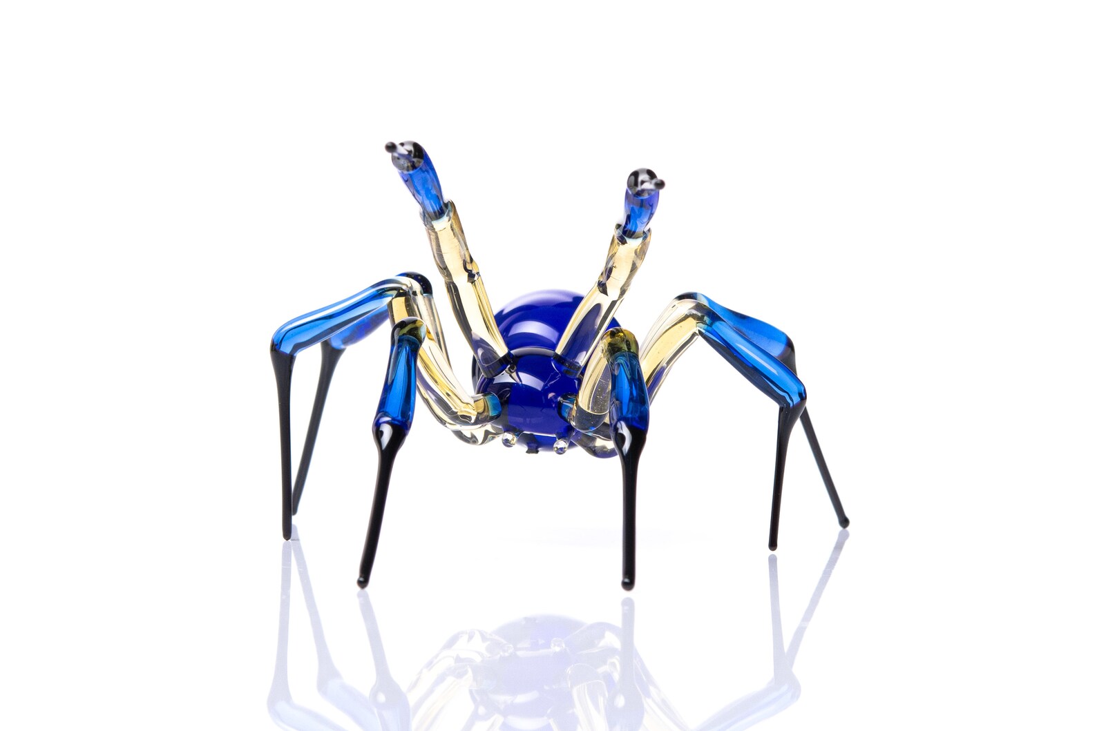 Art Glass Spider Figurine Glass Figurine Animal Figure Glass | Etsy