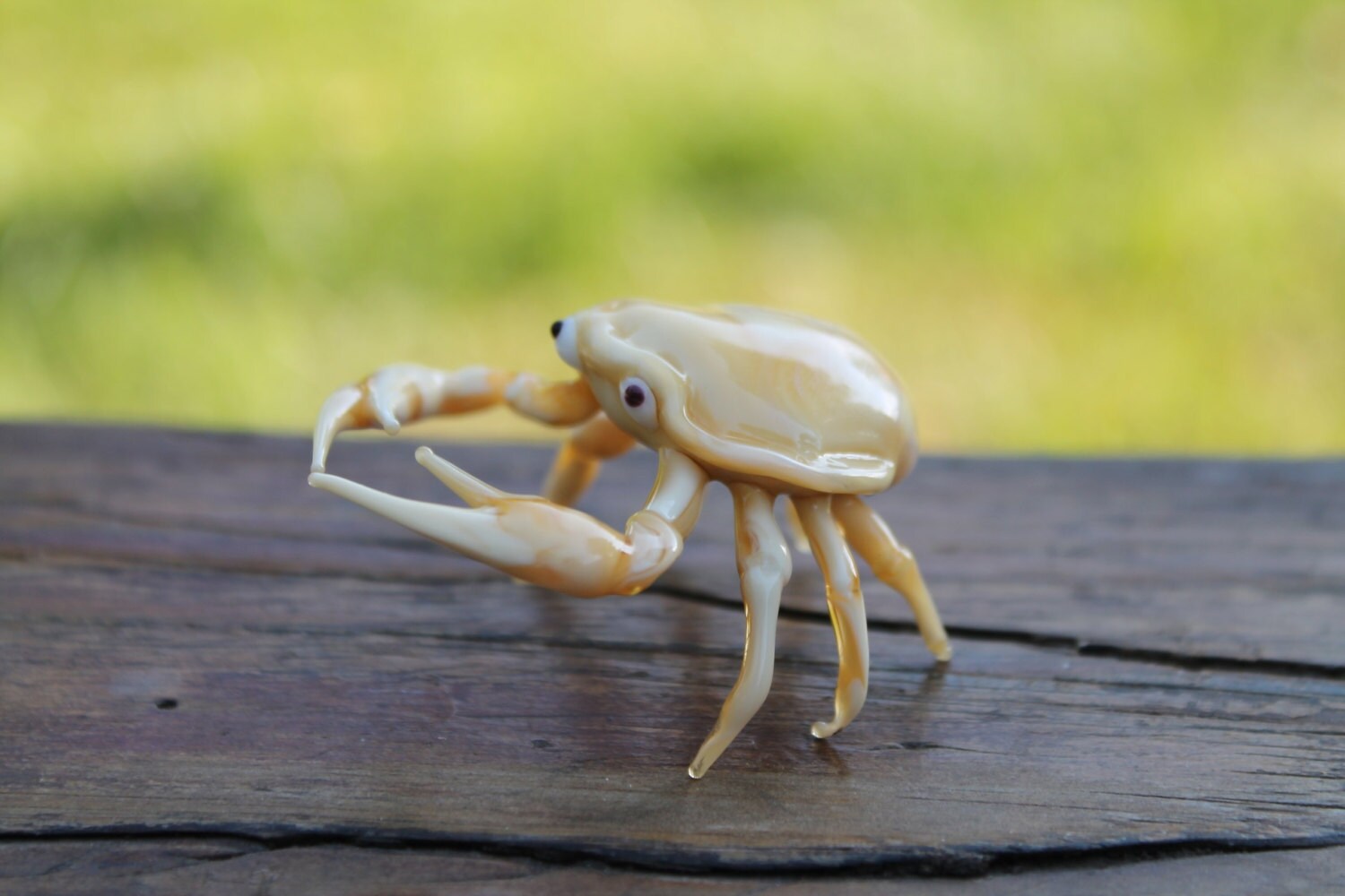 Glass Crab, Art Glass Crab, Blown Glass Crab, Sculpture Made of Glass ...