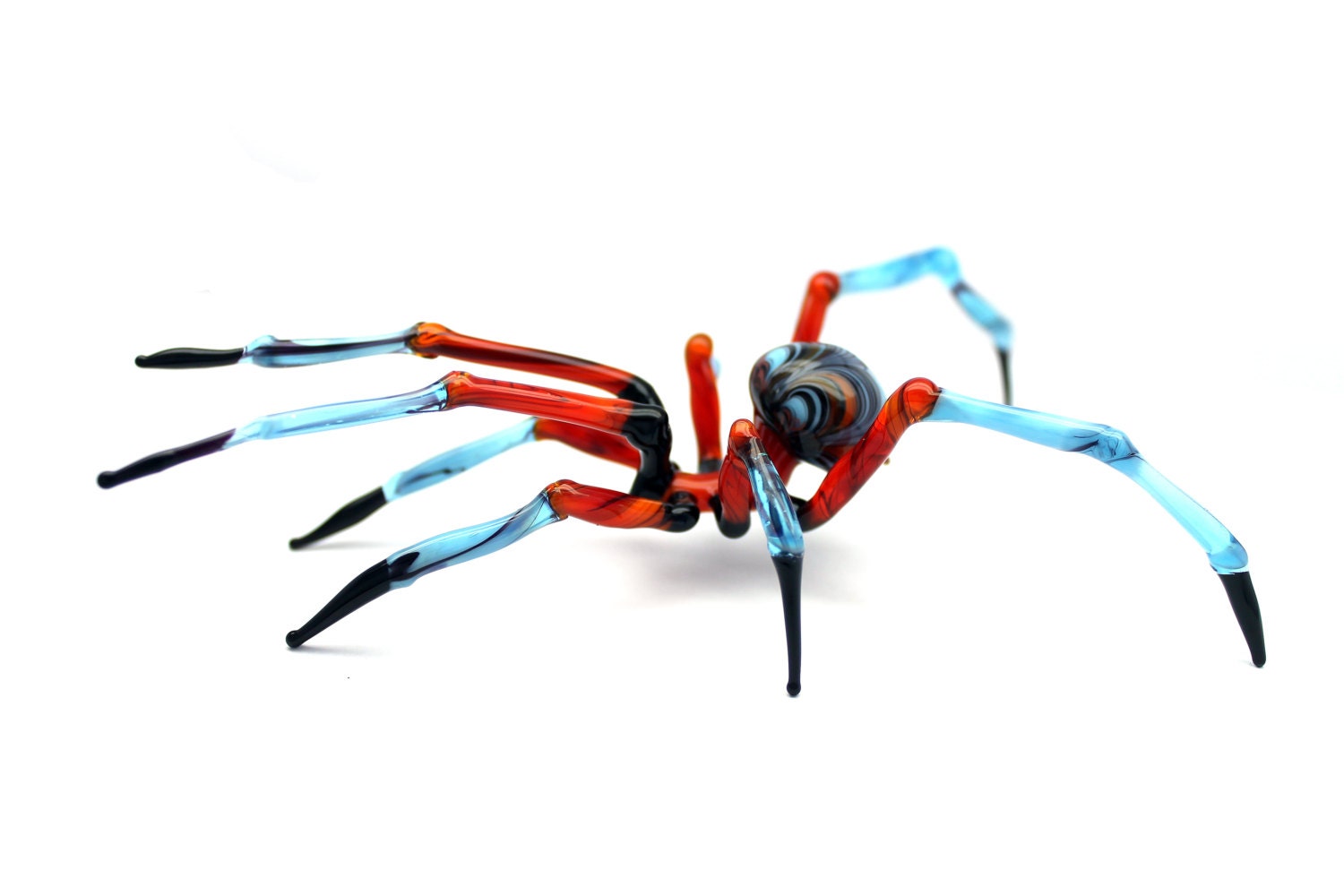 Art Glass Spider Figurine Blown Glass Spider Spider - Etsy UK