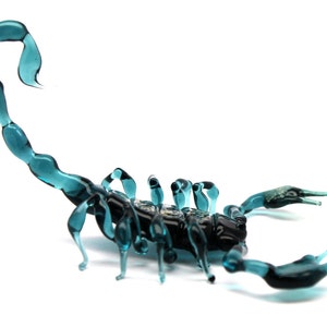 Glass Scorpion Figurine Glass Scorpio Scorpion Glass Miniature, Emperor ...