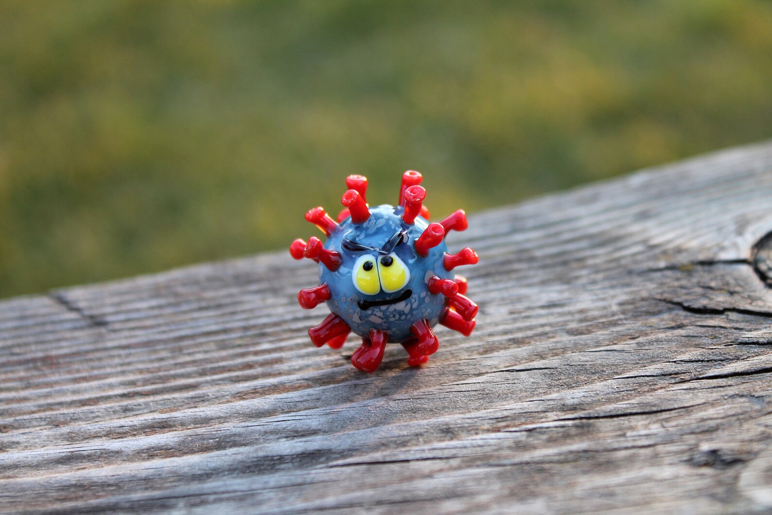 Glass Virus Sculpture Glass Figurine Virus Microbe Virus - Etsy