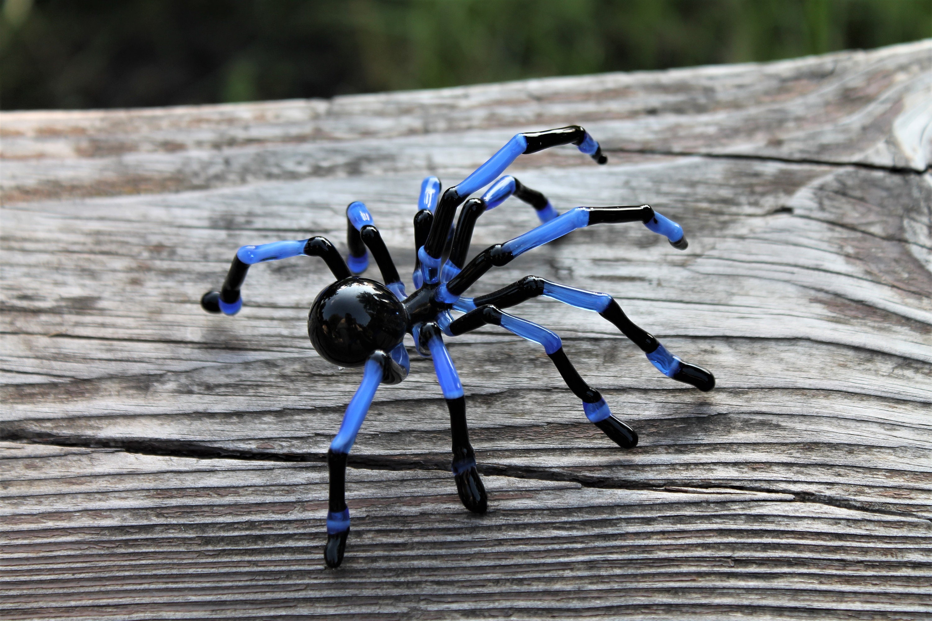 Hand Blown Glass Tarantula Blown Glass Tarantula Spider Sculpture ...